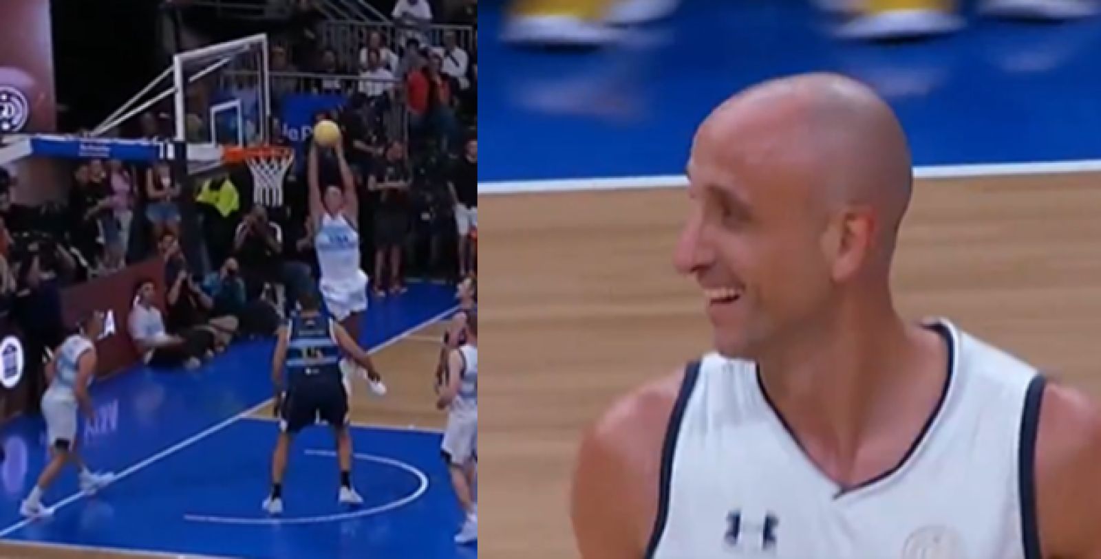 【影片】NBA/ 47歲還能飛！Manu Ginobili快攻完成雙手灌籃 | 籃球筆記