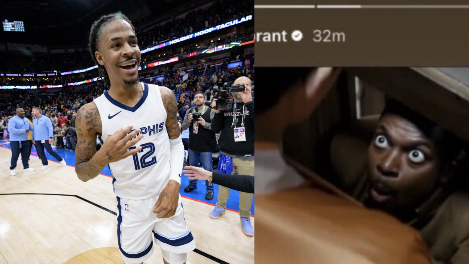 NBA / 中鋒戰力補強！Morant發迷因照片歡迎新隊友Zach Edey | 籃球筆記