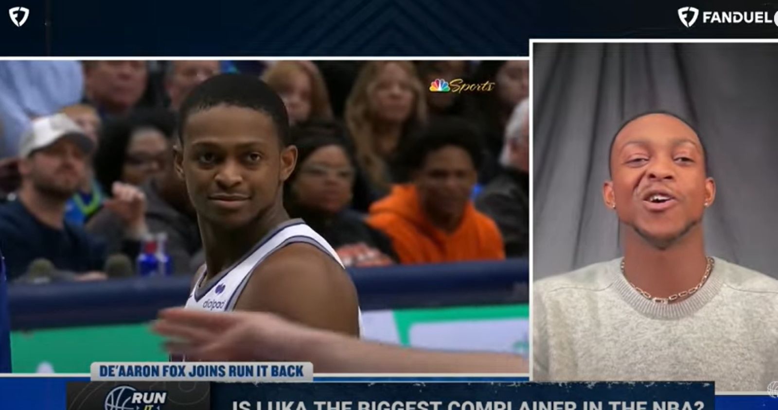 【影片】NBA/ 認為Luka很常抱怨！Fox：你都打到我的手了是要抱怨啥？ | 籃球筆記