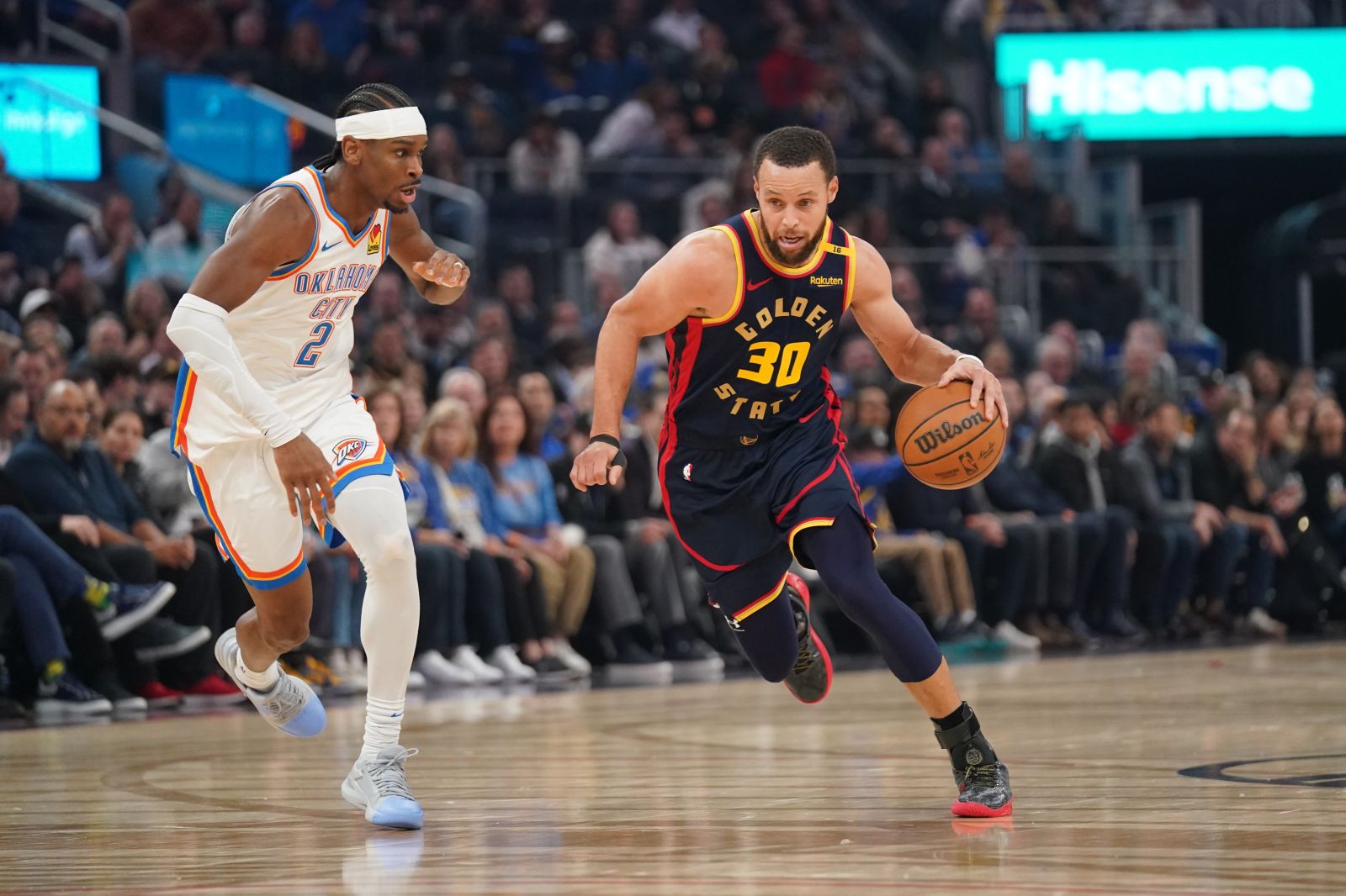 NBA / SGA轟下52分 勇士下半場逆轉聯盟第一雷霆 | 籃球筆記