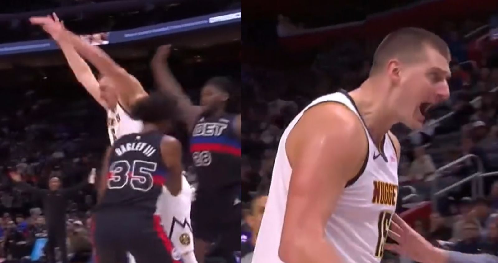 【影片】NBA/ Jokic在第二節因和裁判抱怨 慘遭驅逐出場 | 籃球筆記