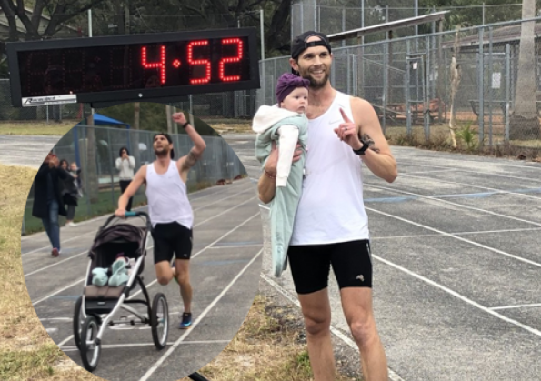 [Chia Sẻ] Ông Bố Đẩy Xe Em Bé “Tốc Độ” Nhất Năm Rob Holcomb Lập Kỷ Lục ...