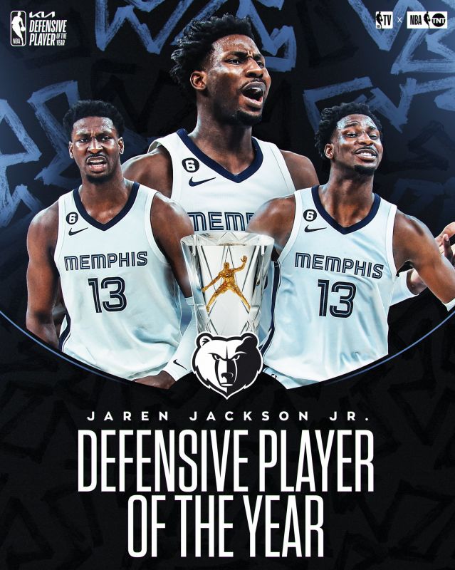 NBA / Jaren Jackson Jr.獲選本屆 「DPOY」 最佳防守球員 | 籃球筆記