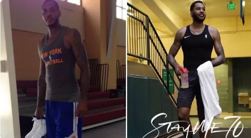 NBA/ 瘦回巔峰體態！媒體發Carmelo Anthony2014年與現在的對比照 | 籃球筆記