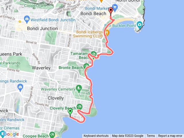 Bondi beach - 健行筆記